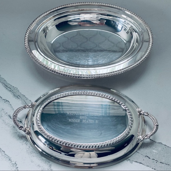 Crescent Silver Company | Dining | Crescent Silver Co Covered Oval ...